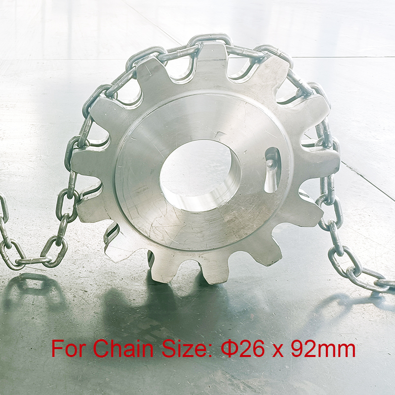 China Round Link Chain Sprockets – for 26*92mm Round Link Chain Bucket ...