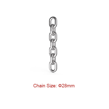 China Lifting Chains – Dia 28mm EN 818-2 Grade 80 (G80) chain factory ...